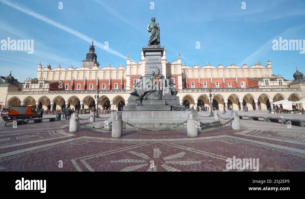 Monument of Adam Mickiewicz Known as the ‘Father of Polish Romanticism ...