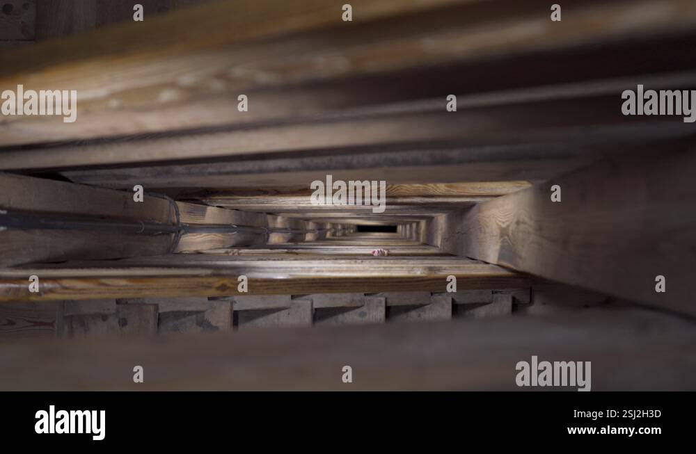 People Climbing Down the Stairs in Wieliczka Salt Mine to the Depth of ...