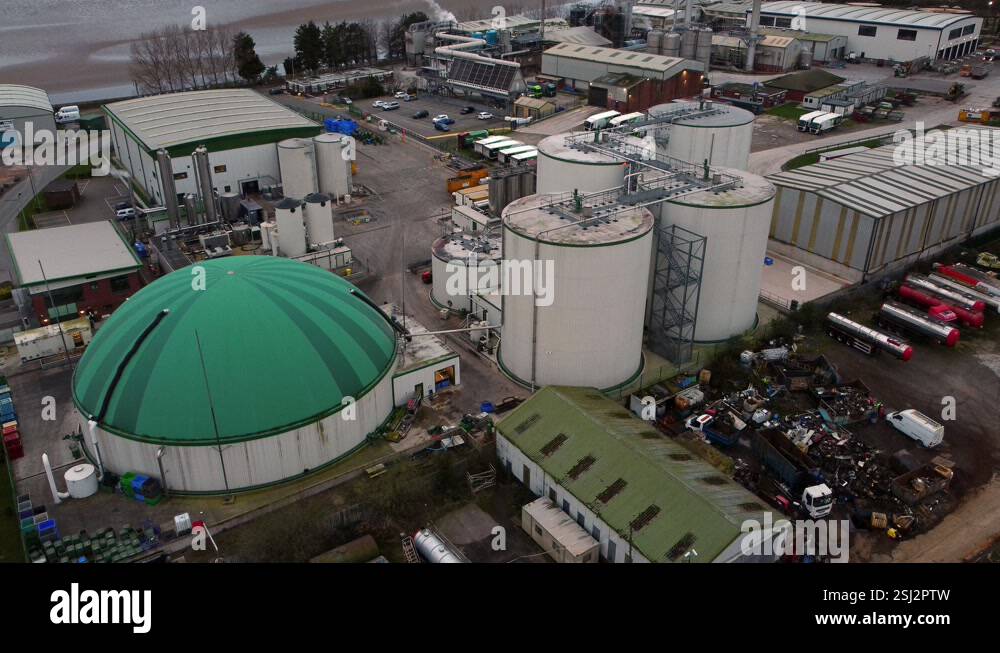 Refood food waste industrial green domed biodegradable recycling silo ...