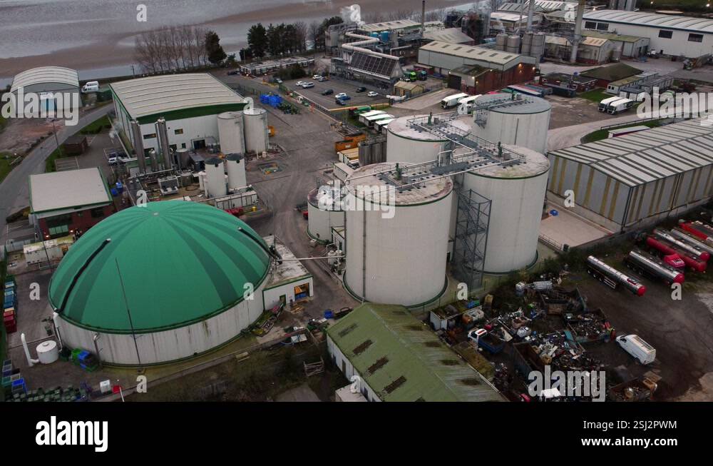 Refood food waste industrial green domed biodegradable recycling silo ...