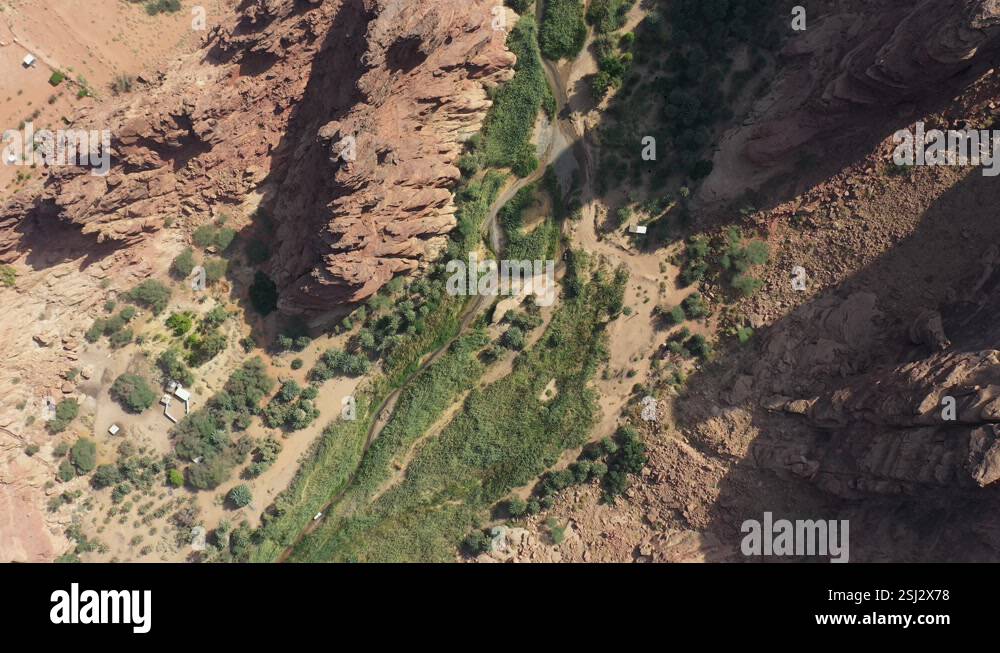 Wadi Al Disah is a beautiful mountainous valley in Saudi Arabia’s Stock ...