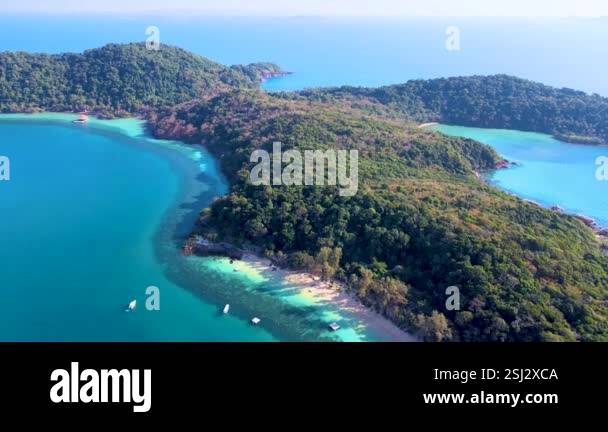 Experience the breathtaking views of Koh Wai Island in Thailand, where ...