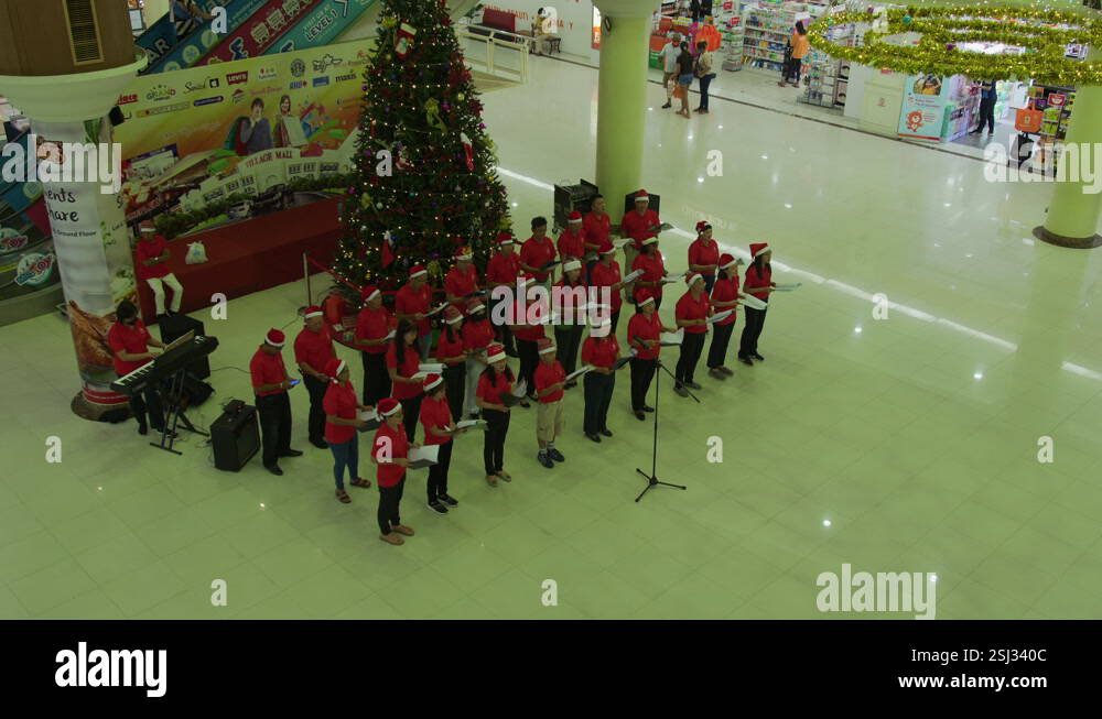 Choir Singing in Shopping Mall in Christmas time, Sungai Petani ...