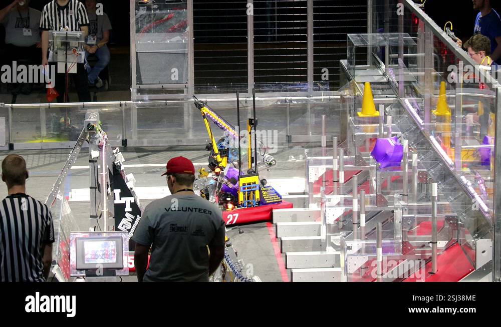 Robots operating in the autonomous mode during a match; FIRST Robotics ...