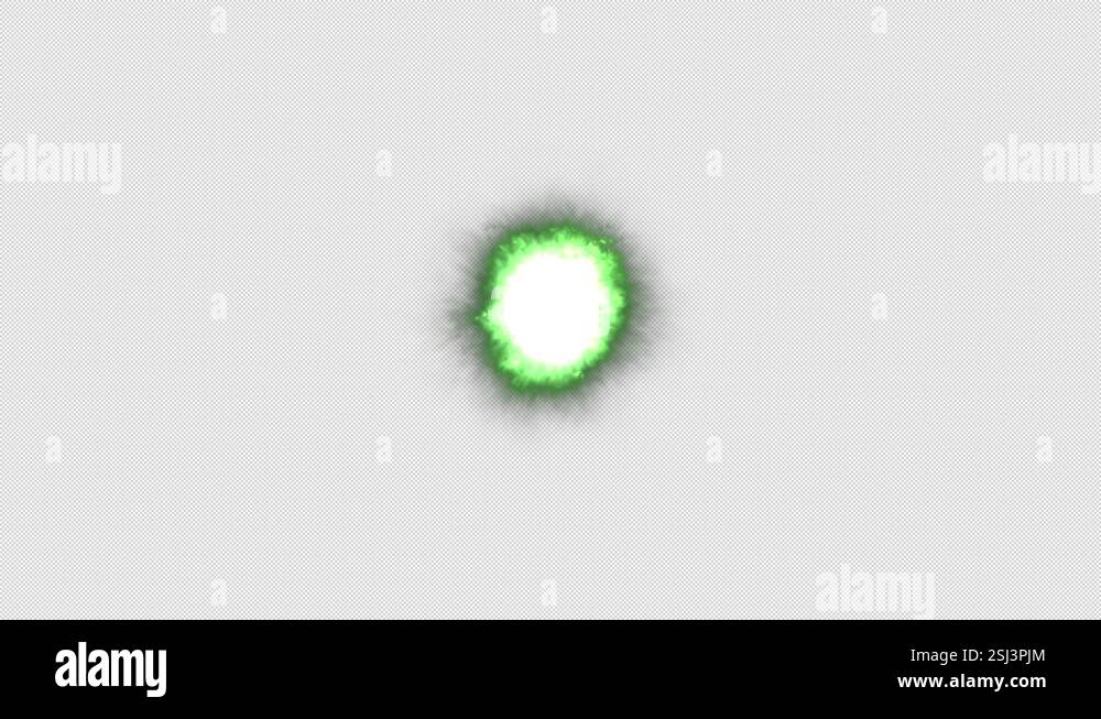 Magical Green Portal Wormhole Opening Up for Teleportation - 3D Sci-Fi ...