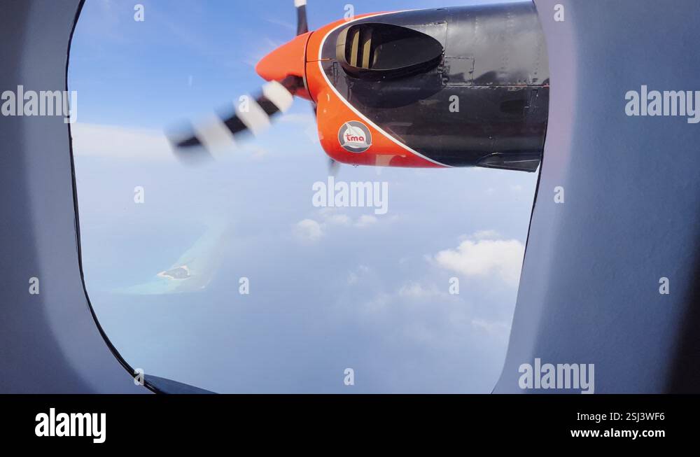 Captivating Aerial Footage seen from TMA seaplane of a Secluded ...