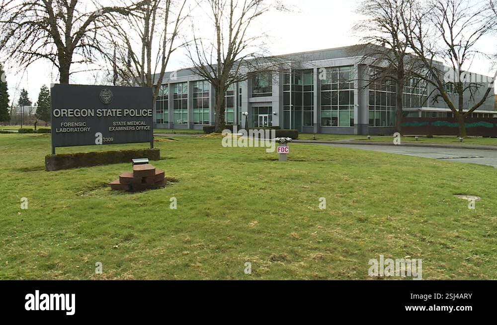 OREGON STATE POLICE HEADQUARTERS BUILDING Stock Video Footage - Alamy