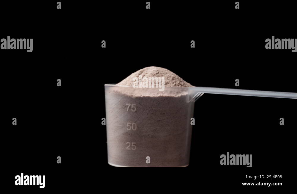 Transparent measuring spoon protein powder Stock Videos & Footage - HD ...