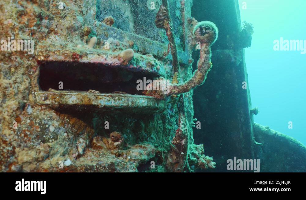 Switch on wheelhouse of ferry Salem Express shipwreck Stock Video ...