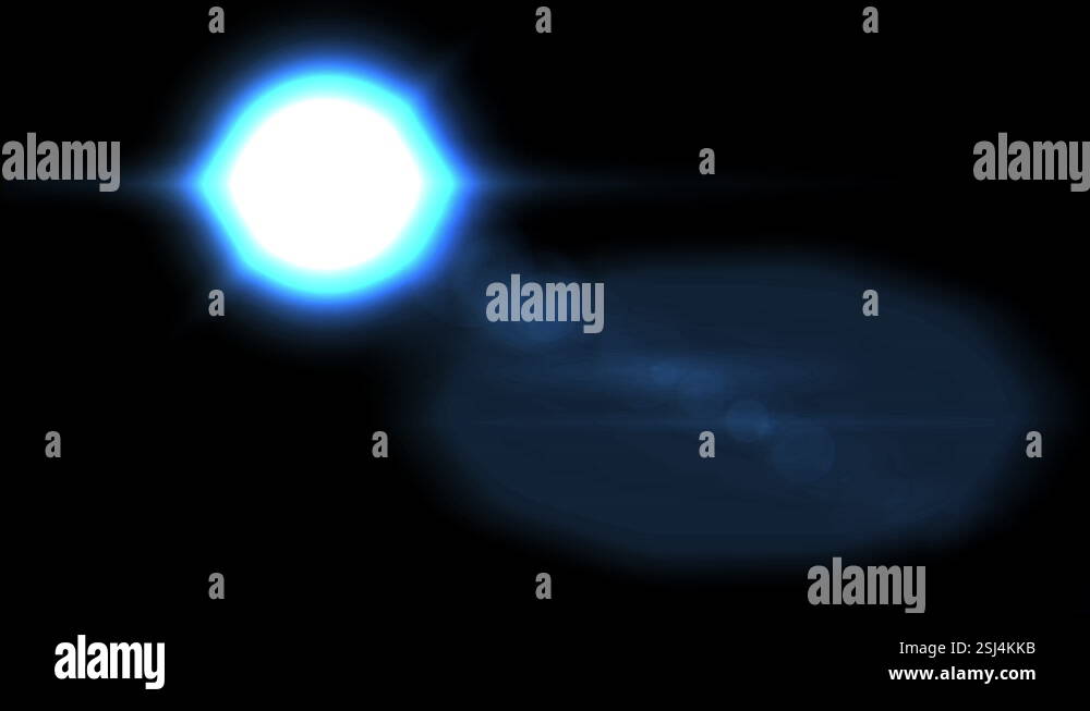 Light Leaks. Blue flashing light on the left side of the screen. Light ...