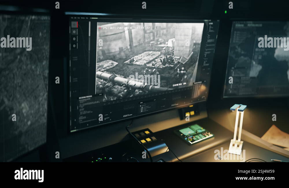 Terrorist Combat Operation Under Surveillance By Spy Intelligence ...