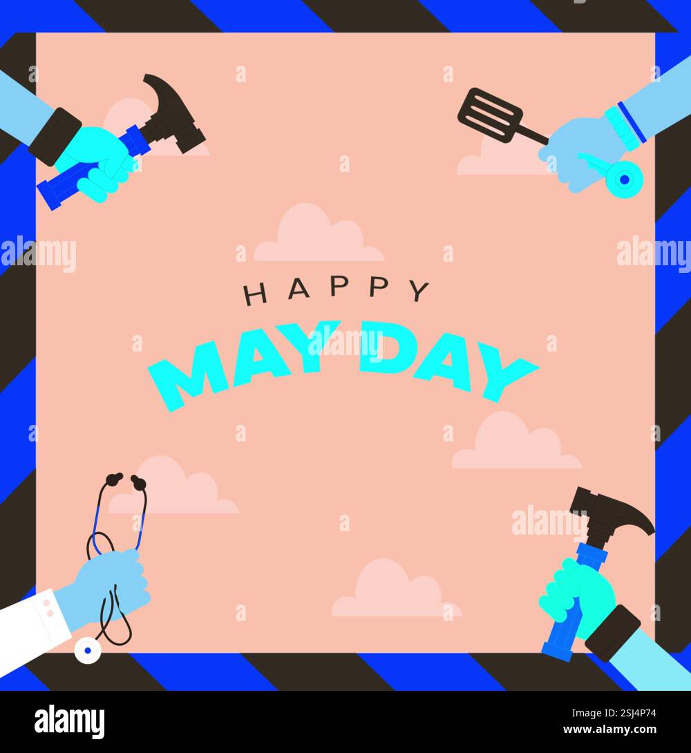 May Day Background Video Stock Video Footage - Alamy