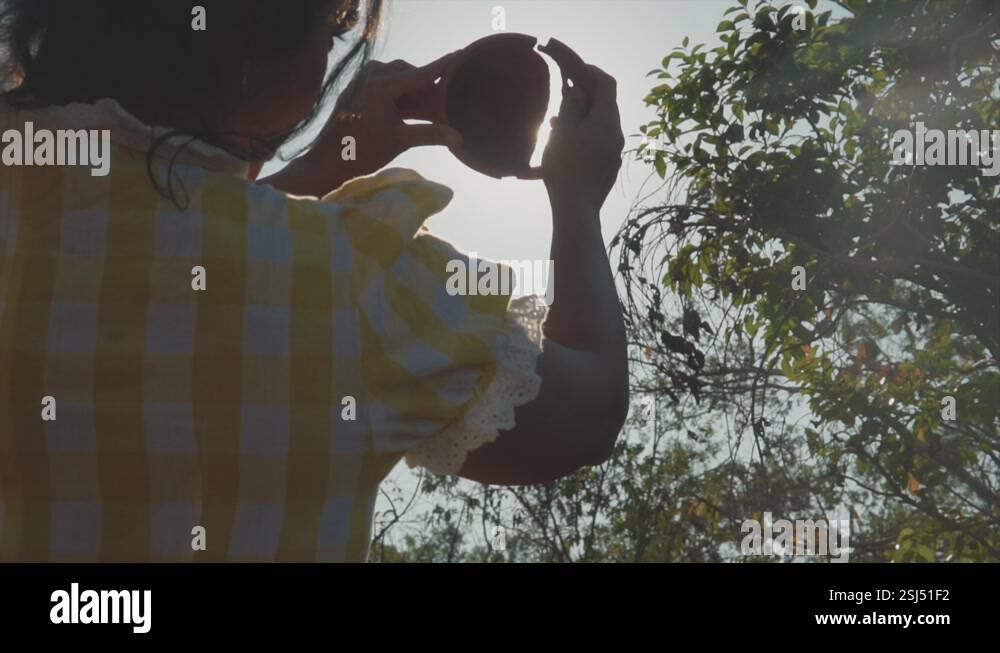 a sun reveal with an object blocking the sun from sun flare and flare ...