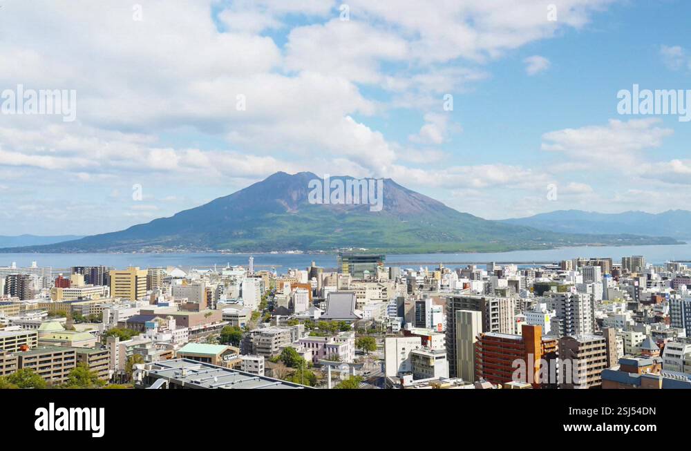 Sakurajima volcano near kagoshima Stock Videos & Footage - HD and 4K ...