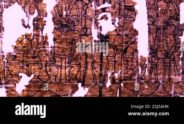 Ancient egyptian papyrus hieroglyphs Stock Videos & Footage - HD and 4K ...