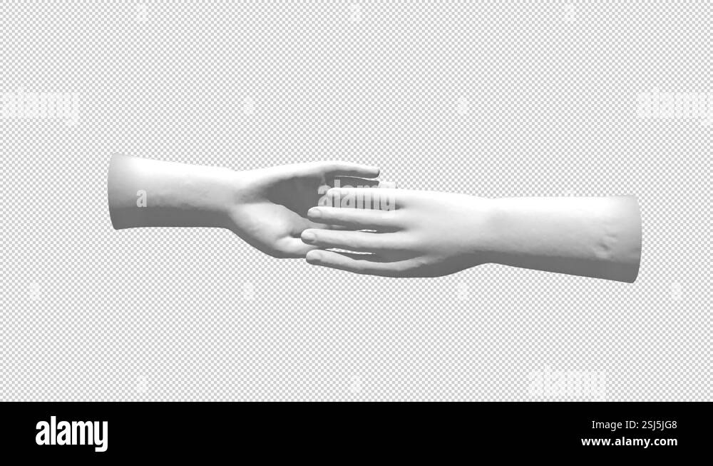 Statue Hands Rotating Stock Video Footage - Alamy