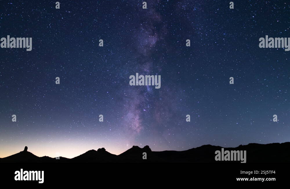 Astrophotography Milky Way Galaxy and Sunrise Over Trona Pinnacles 24mm ...