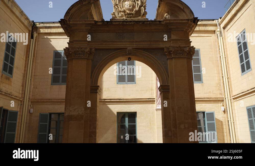 Small fountain well at the National museum of fine arts in the capital ...