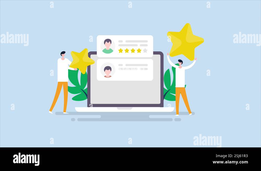 People rating product and service, customer satisfaction, positive ...