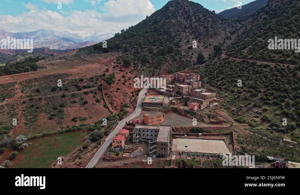 Aerial view of Morocco stunning city skyline Stock Video Footage - Alamy