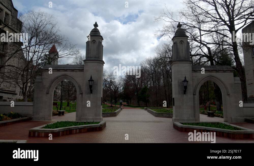 Sample Gates on the campus of Indiana University in Bloomington ...