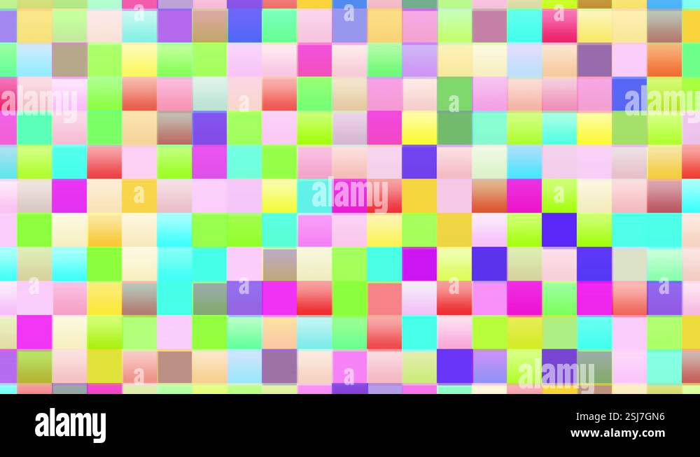 Colorful checkerboard motion graphics background Stock Video Footage ...