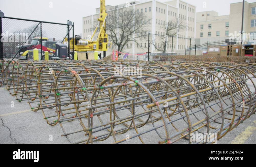 Structural Rebar Supports Stock Video Footage - Alamy