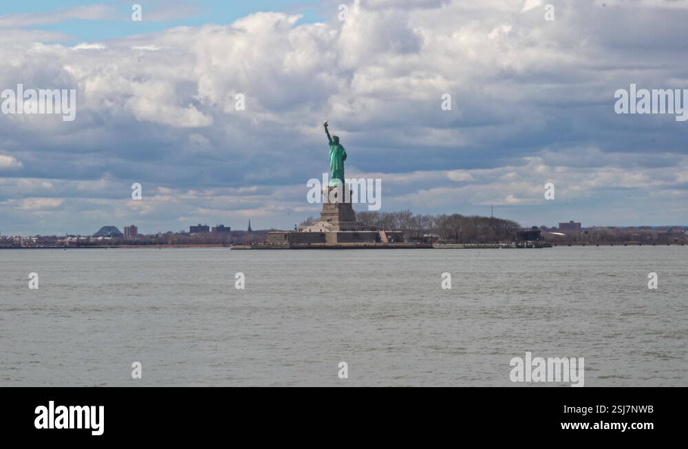 The Statue of Liberty, an emblem of the United States in New York Stock ...
