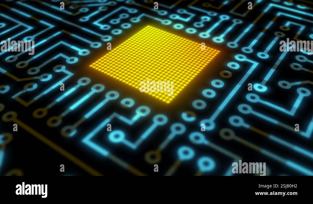 Circuit pulses explosion. Energy spreading in motherboard. Signals from ...