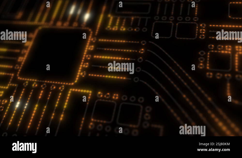 Circuit pulses explosion. Energy spreading in motherboard. Signals from ...