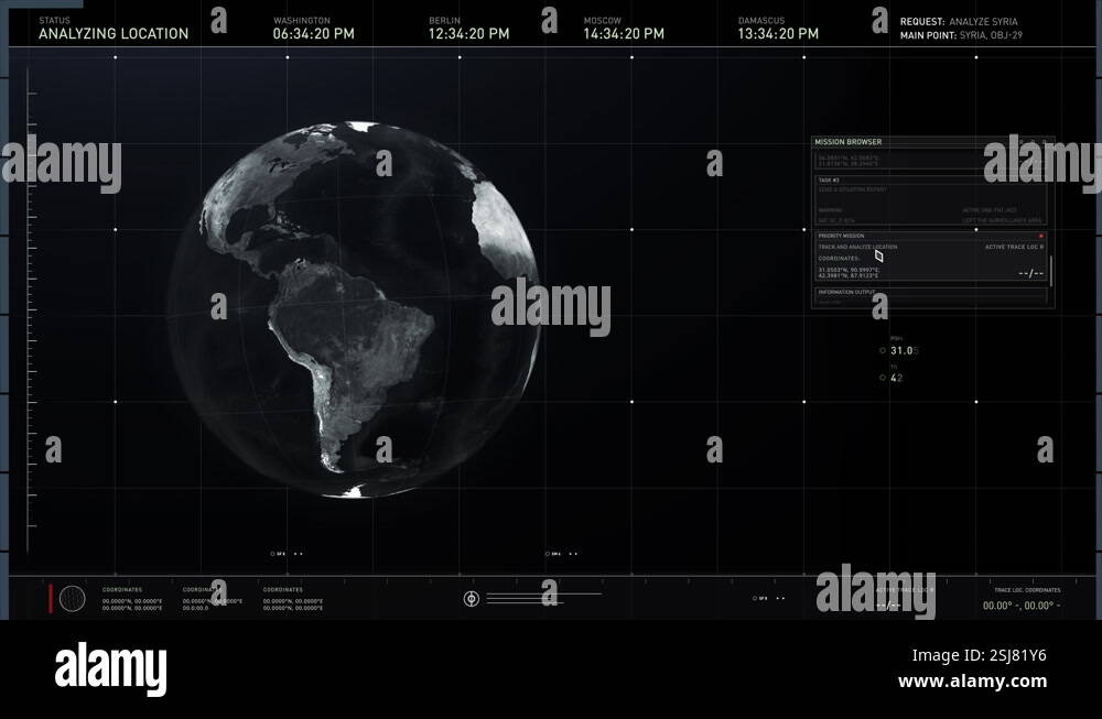 Innovative spy system ui using satellite network to find location of ...