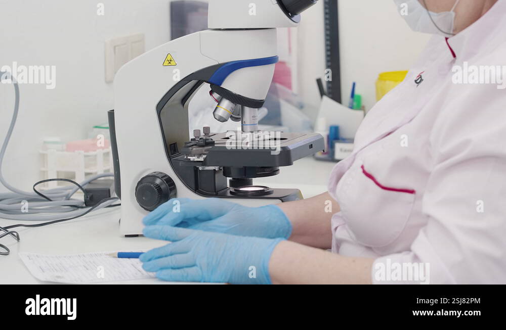 Blood smear under microscope Stock Videos & Footage - HD and 4K Video ...