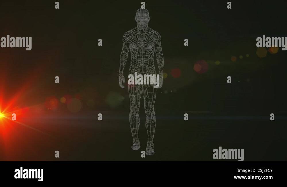 Animation human body formed particles Stock Videos & Footage - HD and ...