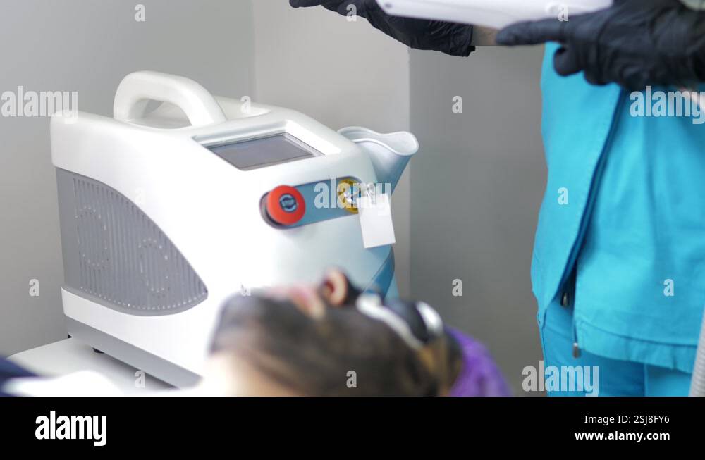 Laser treatment preparation Stock Videos & Footage - HD and 4K Video ...