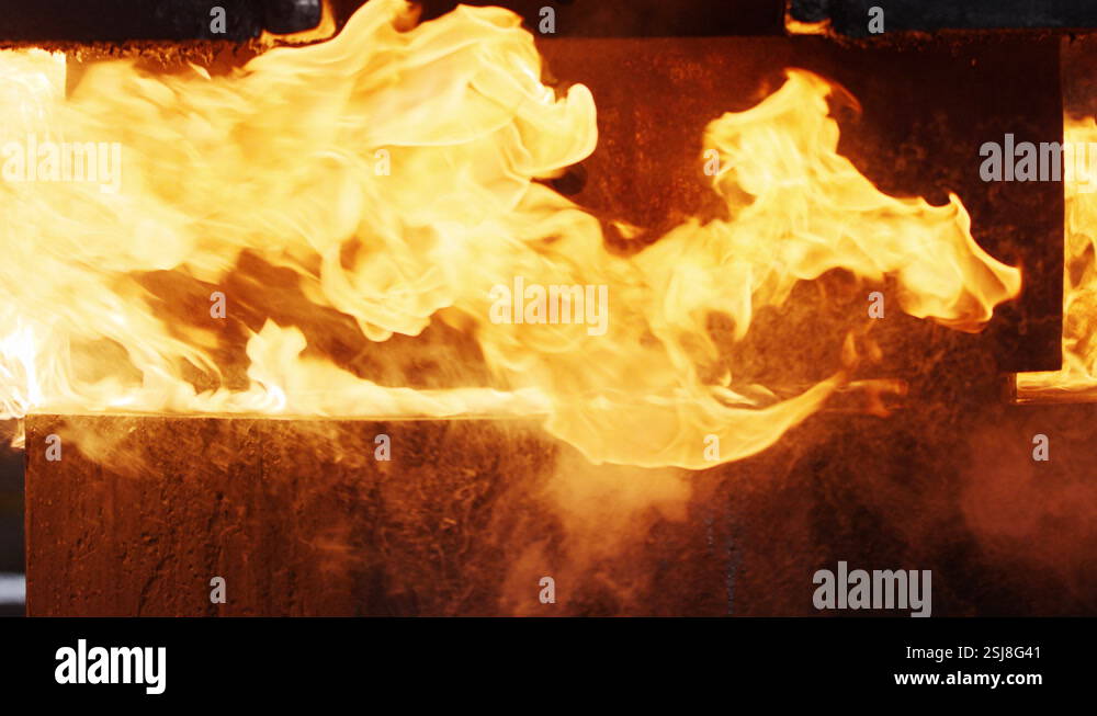 Metal forging for aerospace parts using industrial forging press with ...