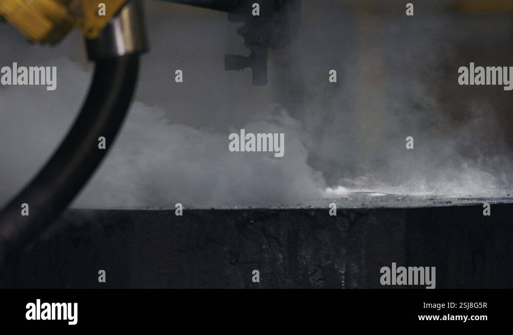 Metal forging for aerospace parts using industrial forging press with ...
