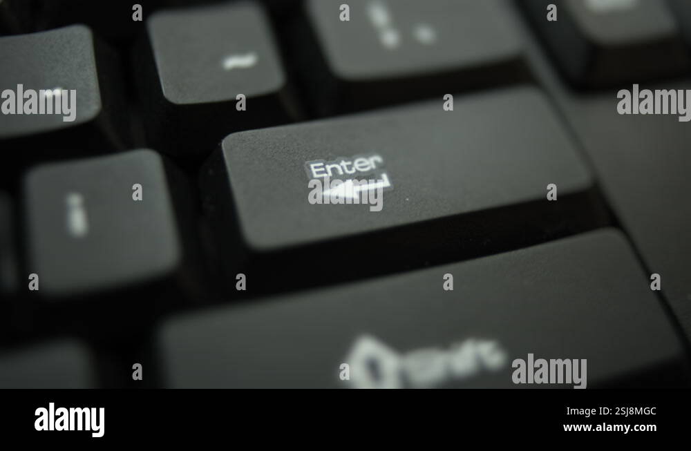 finger press a key on the keyboard. Enter, confirm, run, send and input ...