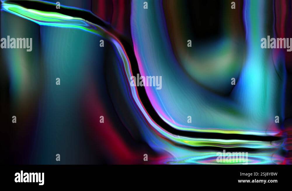 Abstract multicolor green liquid paint gradient background 4k animation ...