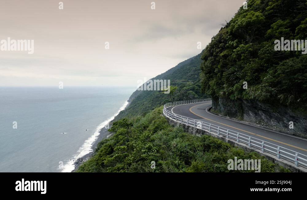 Worlds Most Scenic Road along Taiwan's Atlantic Ocean: Provincial ...