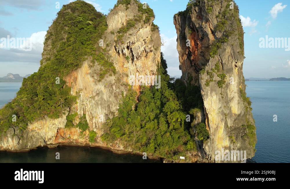 Limestone Cliffs Andaman Sea, Awe-inspiring limestone cliffs of Koh Yao ...