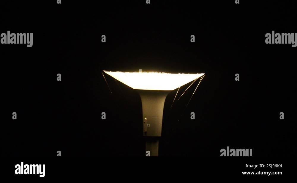 A low energy down lighting street lamp to cut down on light pollution ...