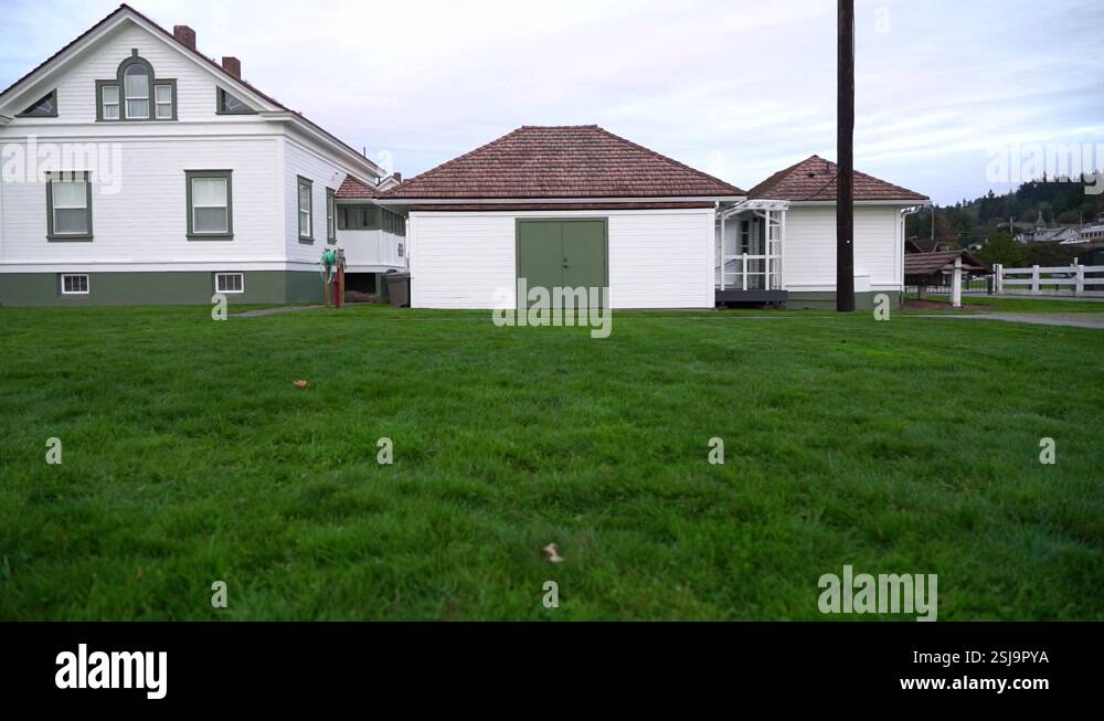Small farm with two big houses in the Northwest, Seattle, United State ...