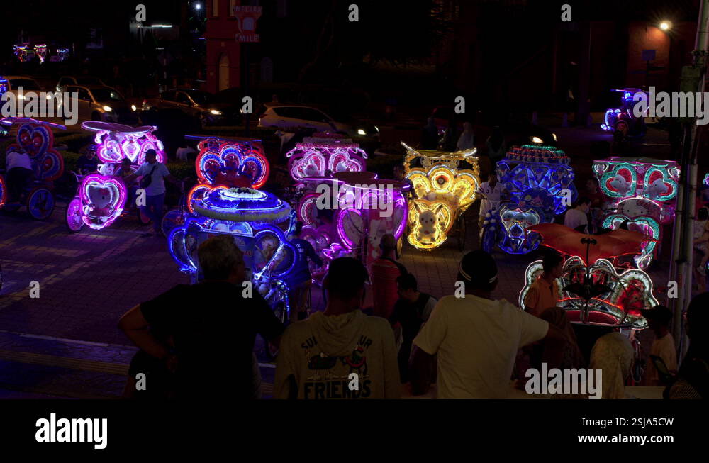 Mobile Party: A Nighttime Tour of Malacca's Tricycle DJ Culture Stock ...