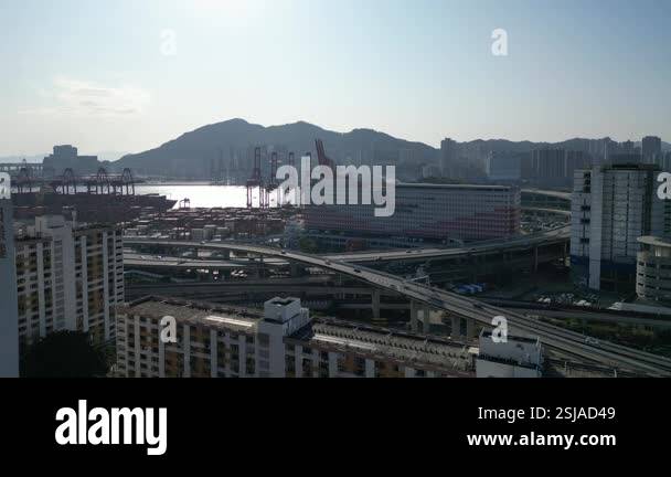 Kwai Chung Interchange Transportation Hub Hong Kong, Jan 29, 2025 Stock ...