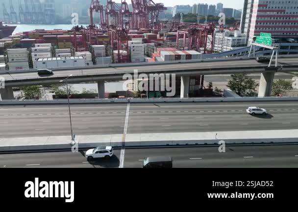 Kwai Chung Interchange Transportation Hub Hong Kong, Jan 29, 2025 Stock ...