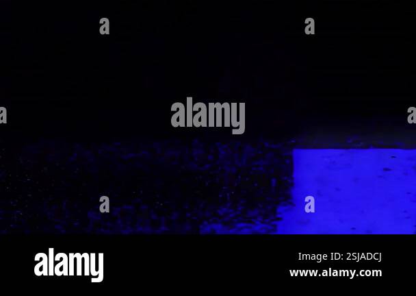 Digital glitch Signal disruption in a darkened screen Stock Video ...