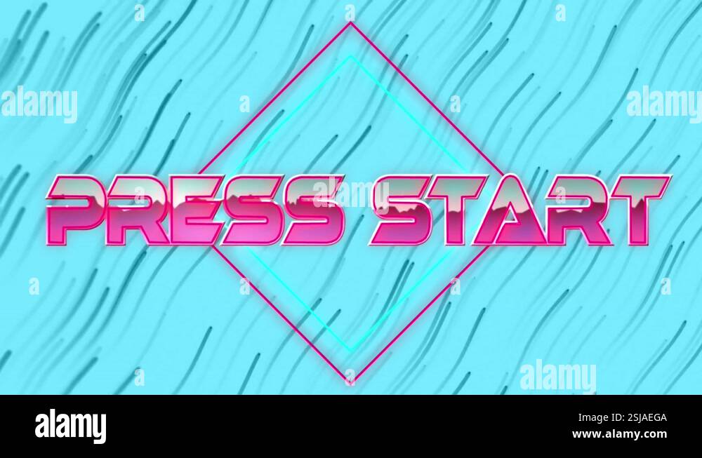 Animation press start over neon Stock Videos & Footage - HD and 4K ...