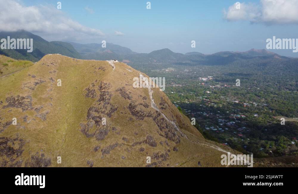 A stunning beauty of a city nestled amidst the towering mountain range ...