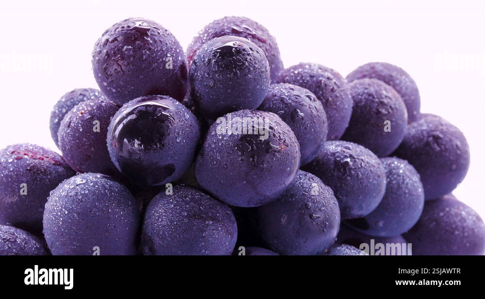 Taiwan, fruit, Kyoho grapes, purple grapes, grapes Stock Video Footage ...