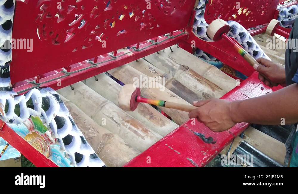Asian Percussion Music Instruments Played, Gamelan Jegog Bamboo from ...